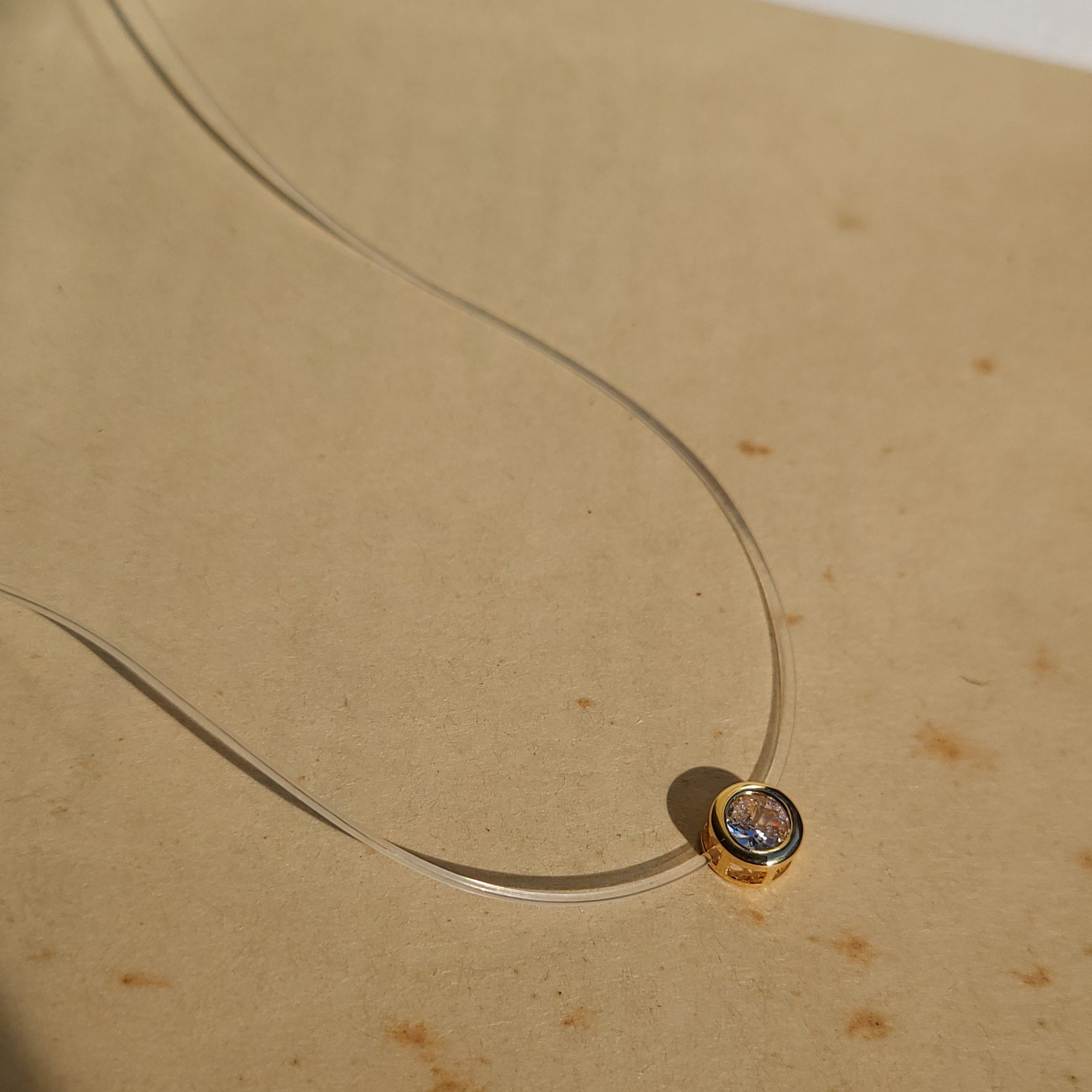 Transparent Neckchain (circle) (merlin) – pra_jewels